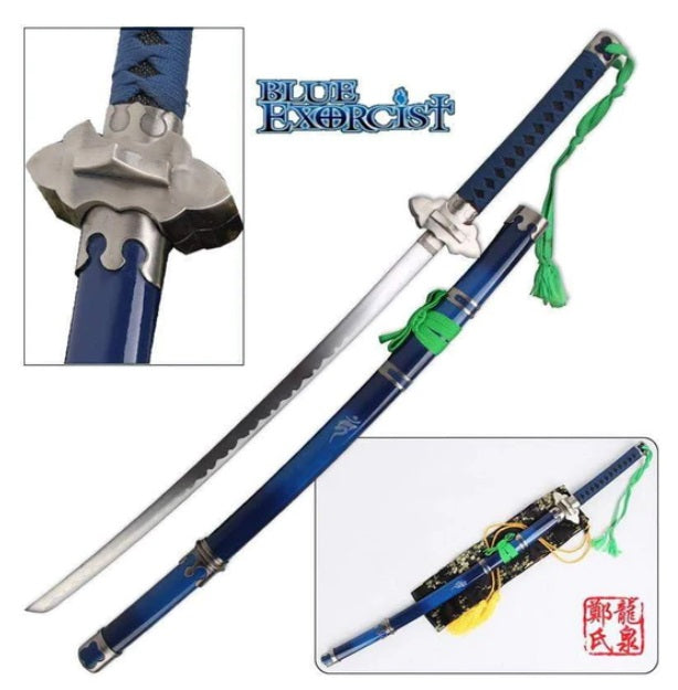 Blue Exorcist Sword (Ao no Ekusoshisuto) Rin Okumura Kurikara Katana U ...