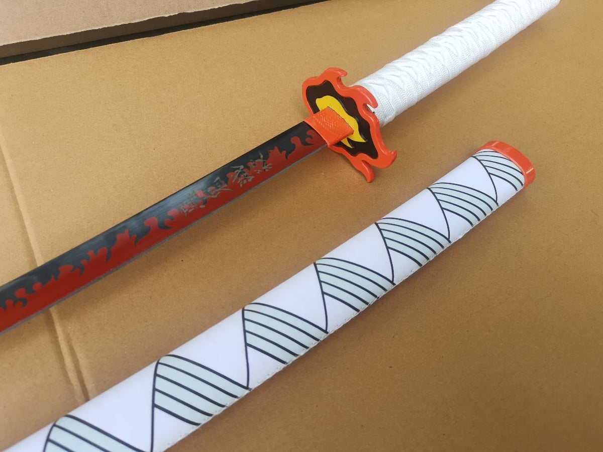 Demon Slayer Rengoku Kyojuro Sword Unboxing – The Anime Supply