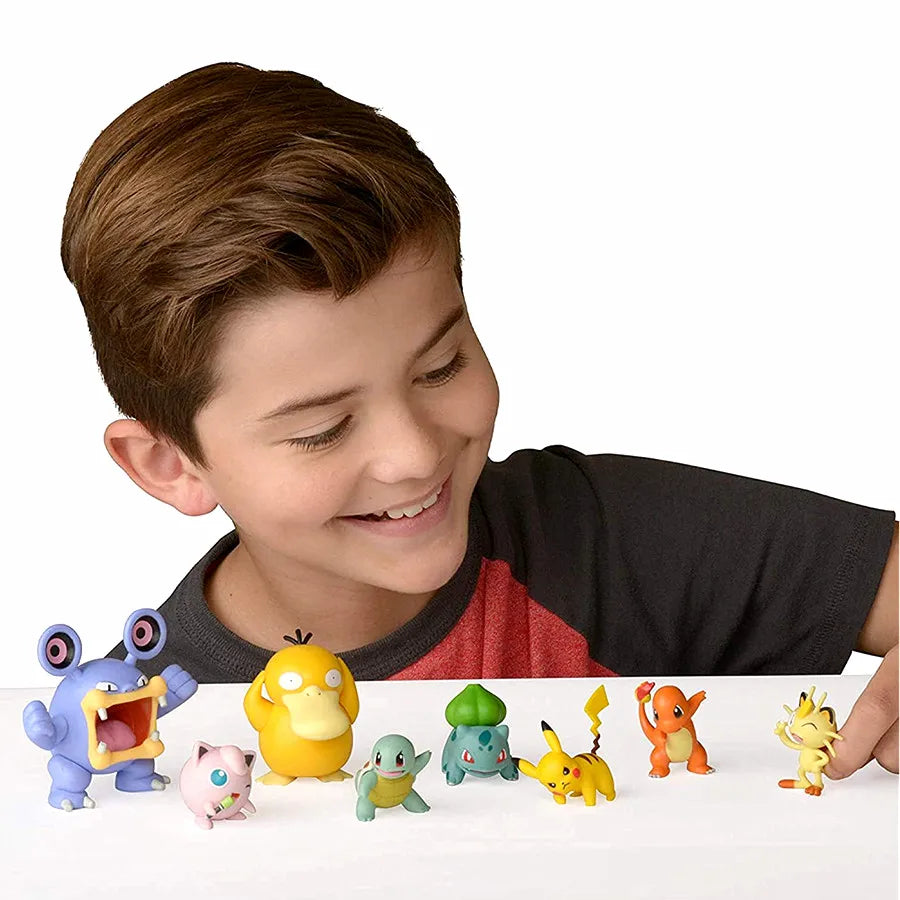 8pcs/Set Pokemon Pikachu, Loudred, Eevee, Wobbuffet, Rowlet Action Fig ...