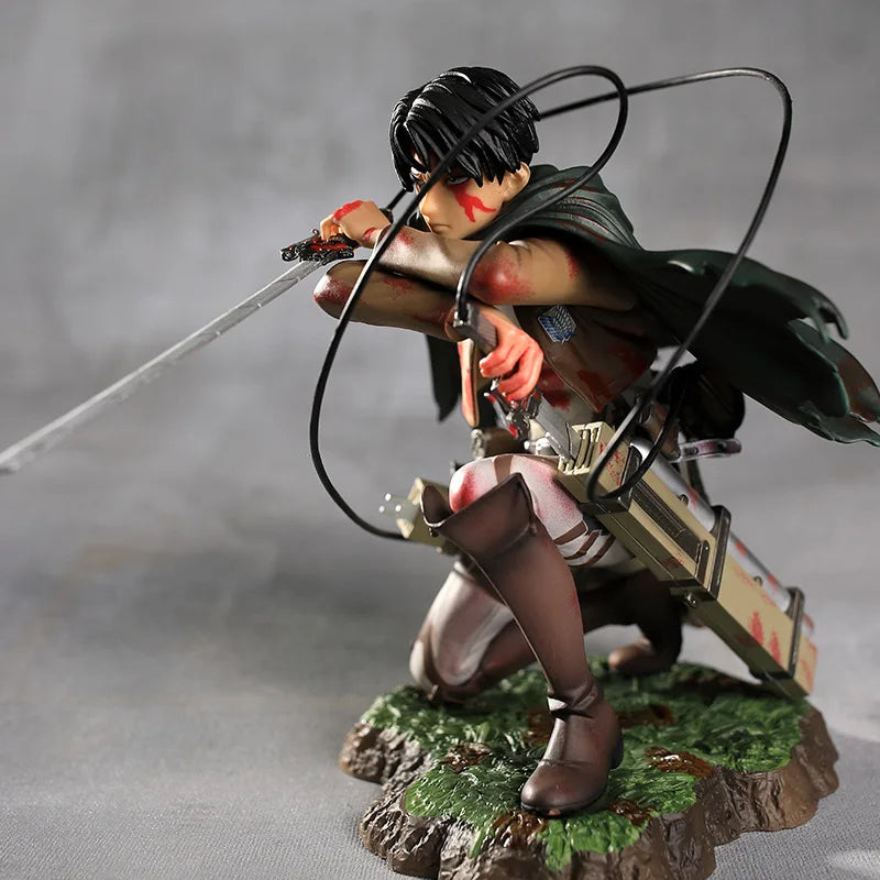 Attack on Titan Levi Ackerman Action Figure - 18cm Premium PVC Collect ...