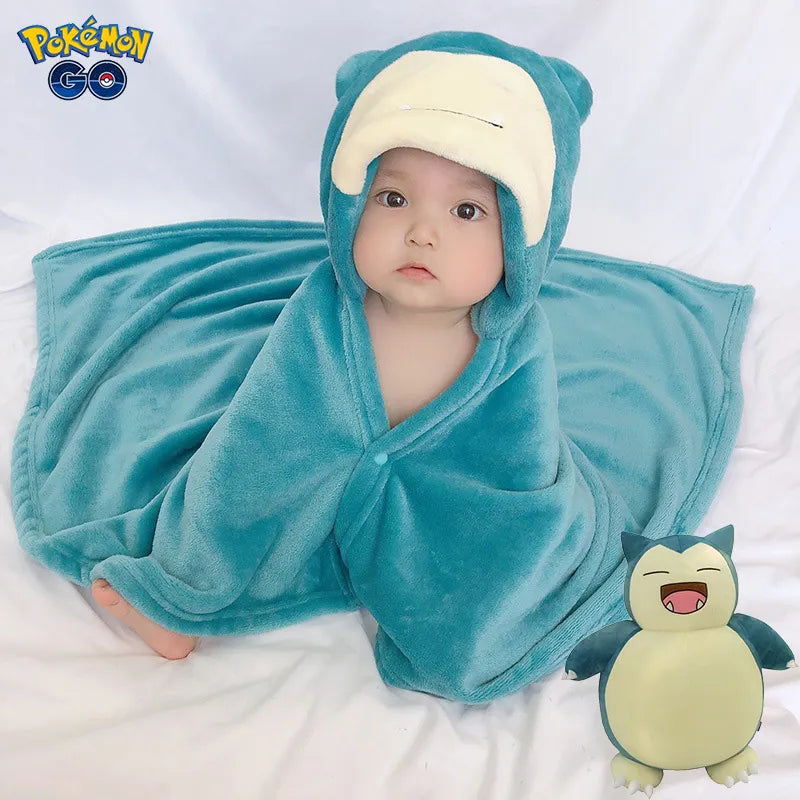 Pokemon Snorlax Children's Hooded Cloak – The Anime Supply