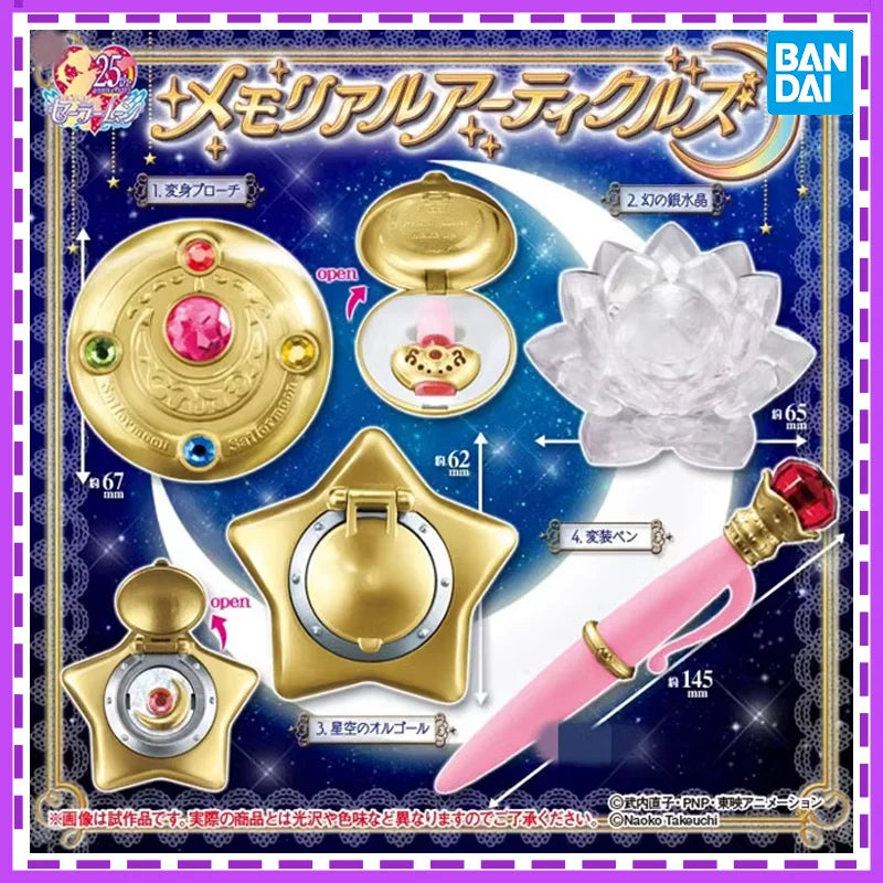 Bandai Sailor Moon Capsule Toys: Transformer, Brooch, Starry Sky Music ...