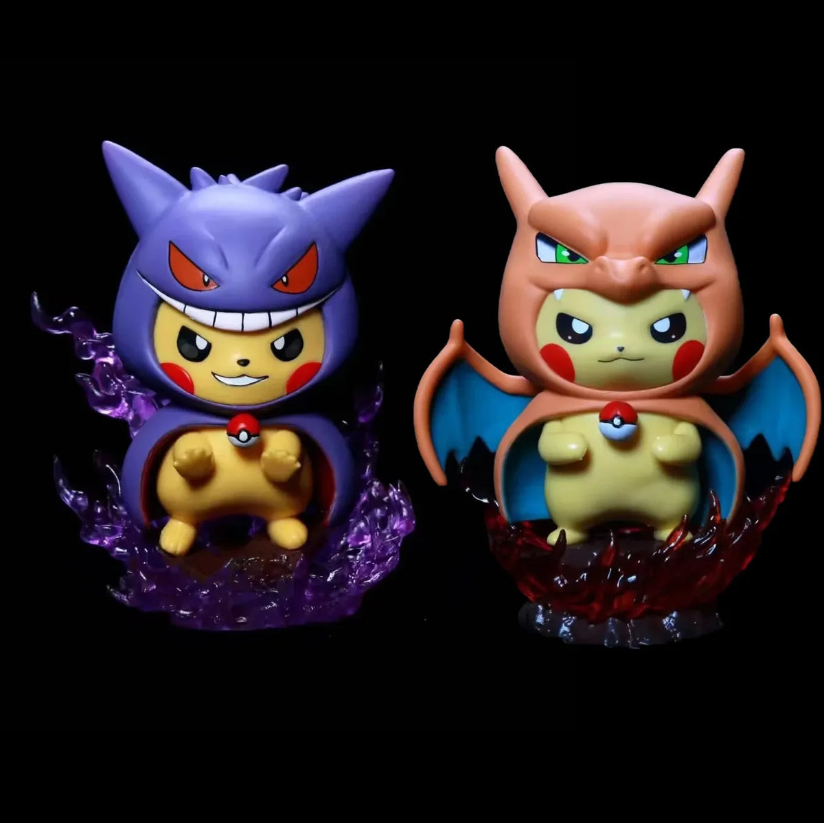 Pokemon 12cm Pikachu Cosplaying Gengar Collectible Figure – The Anime ...