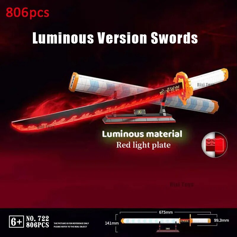 Samurai Sword Building Blocks Ninja Yamato Blade Collection – The Anime ...
