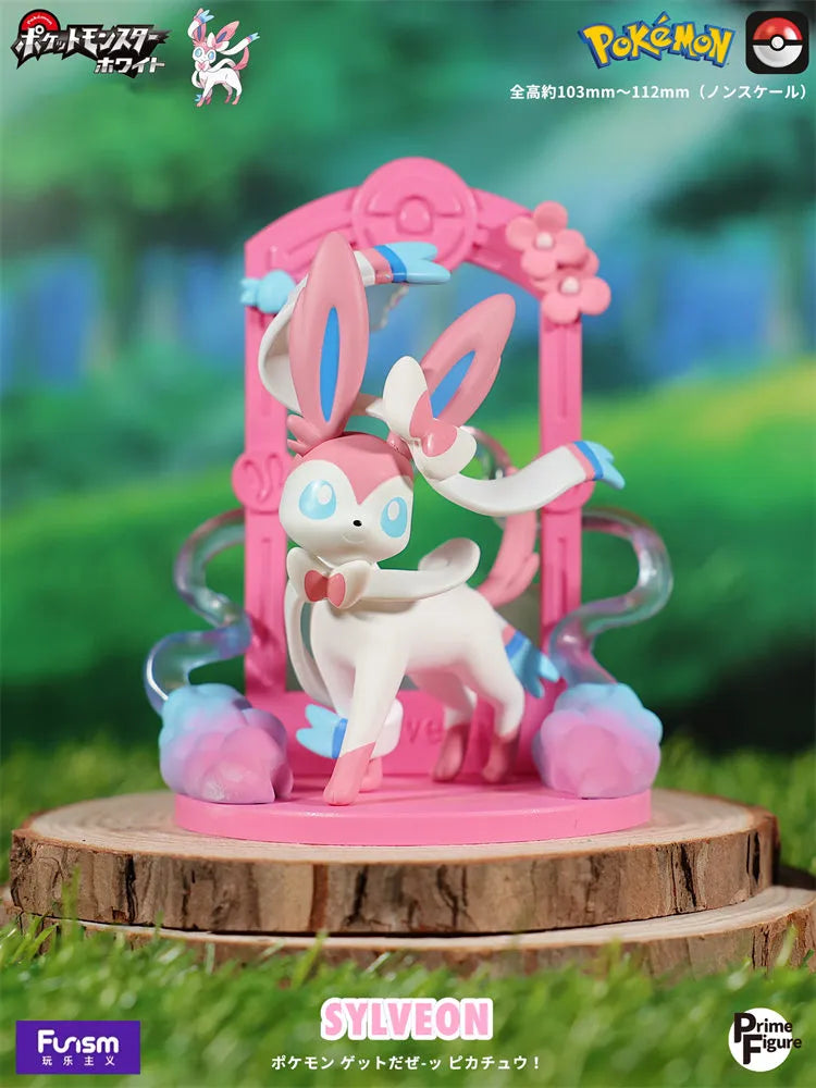 Unveil the Cuteness: Genuine Pokemon Sylveon & Eevee Action Figures ...