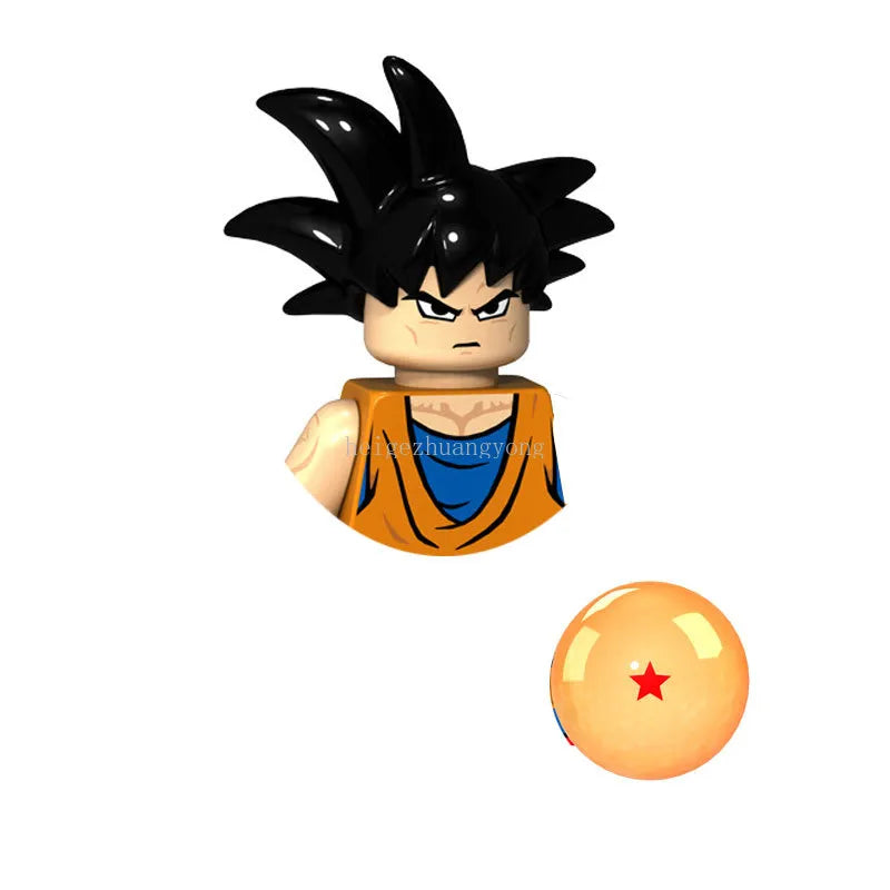 Dragon Ball Building Blocks Showcasing Goku, Vegeta and Other Characte ...