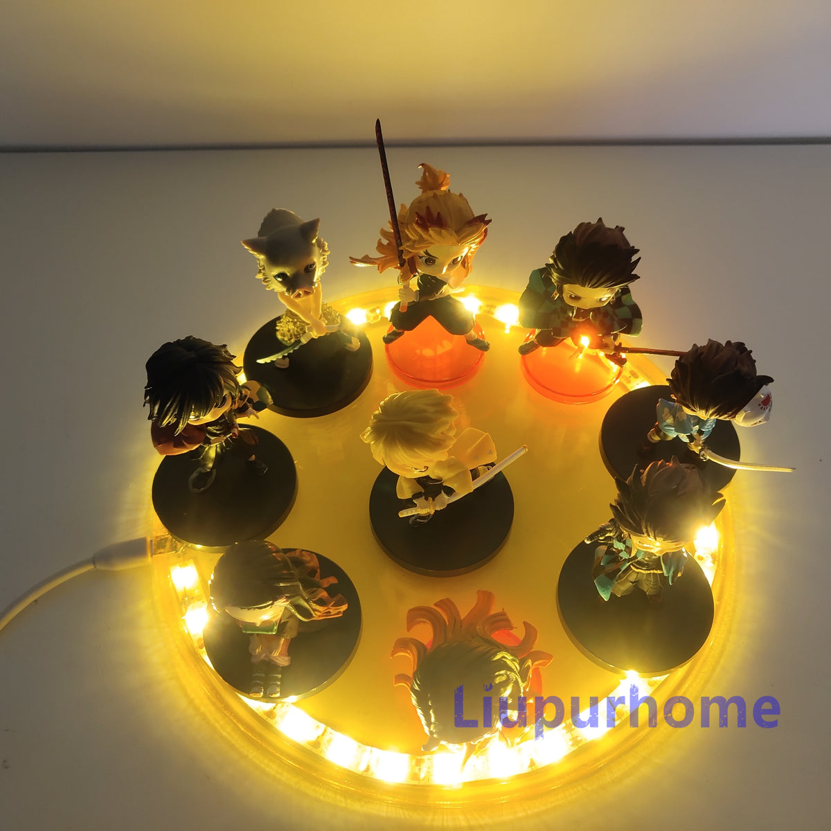 Demon Slayer LED Night Lamp Featuring Tanjiro, Nezuko, Zenitsu – The ...