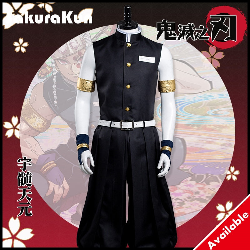 New Anime Demon Slayer Uzui Tengen Cosplay Costume – The Anime Supply