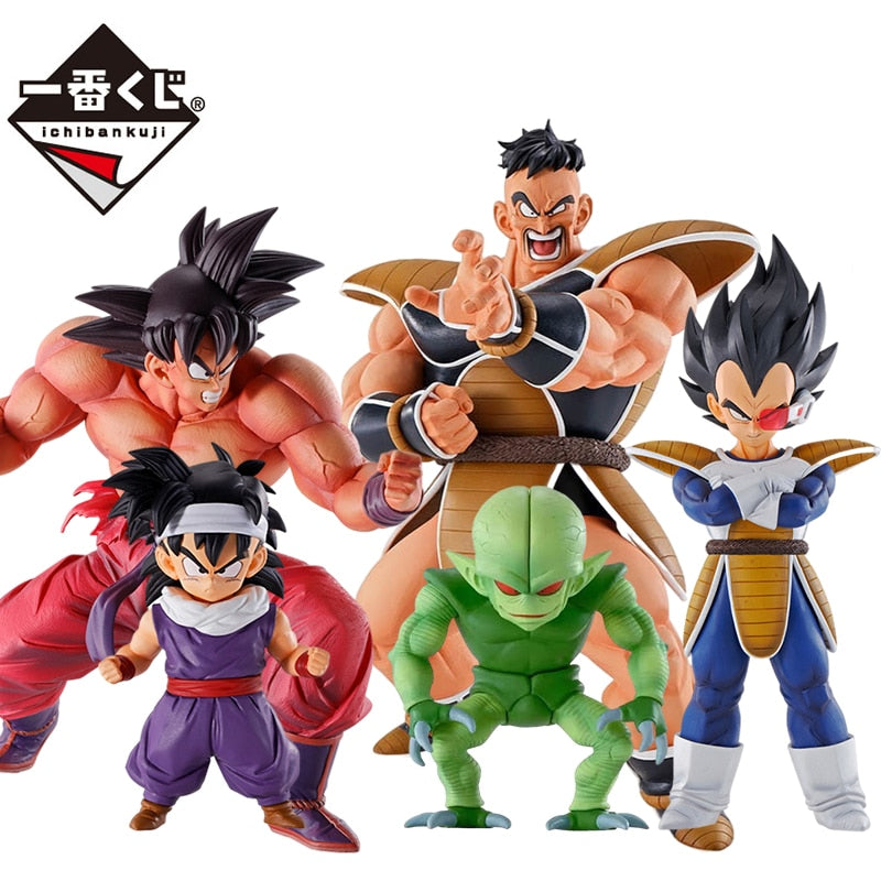Dragon Ball Original Bandai Ichiban Kuji, Goku, Nappa, Gohan, Saibaima ...