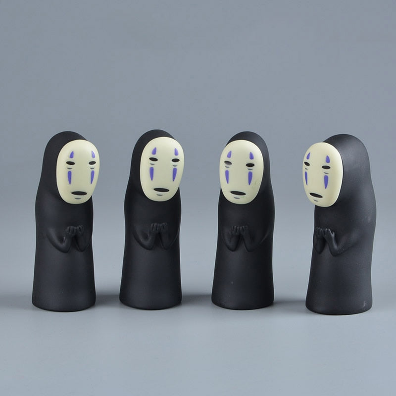 8cm Studio Ghibli Spirited Away No Face Kaonashi Action Figure Model ...