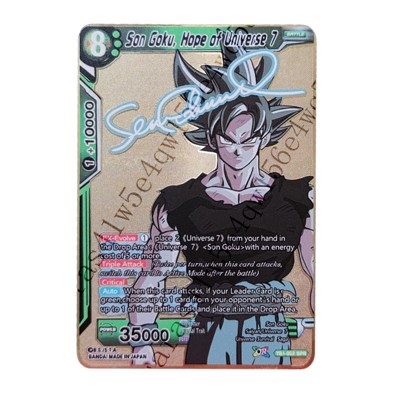 New Dragon Ball Super Saiyan Gold Card – The Anime Supply