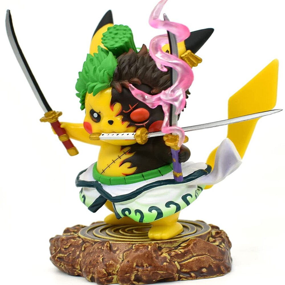 One Piece Pokemon Combination Zoro-Pikachu Collectible Figure – The ...