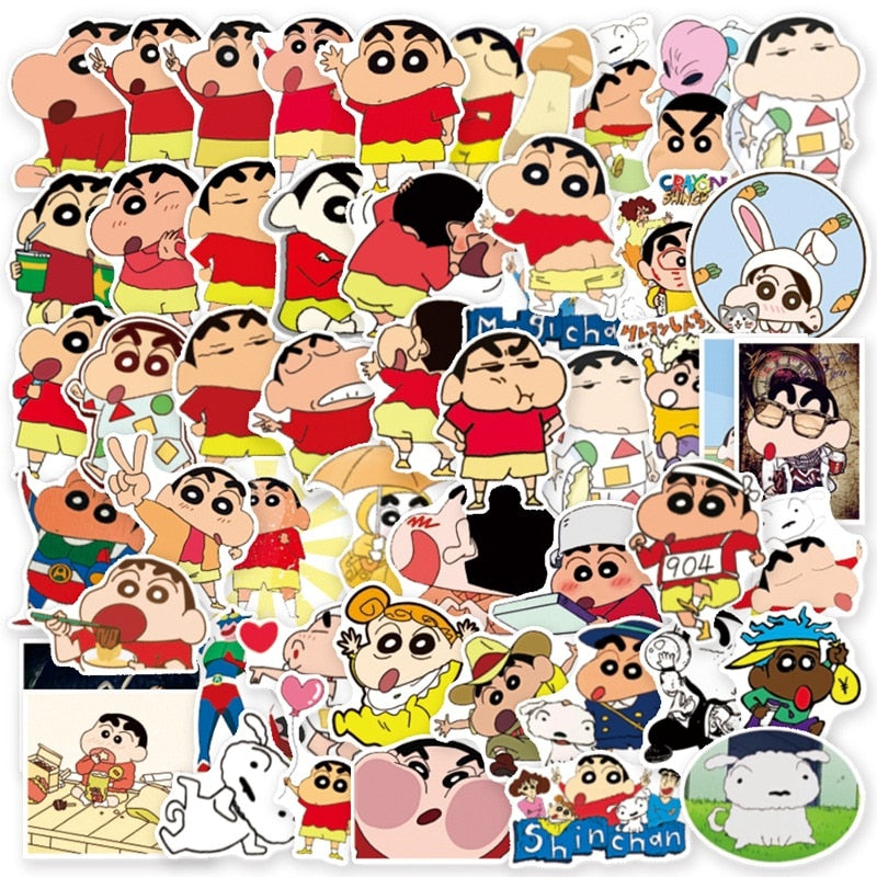 50pcs Crayon Shin-chan Cute Stickers – The Anime Supply