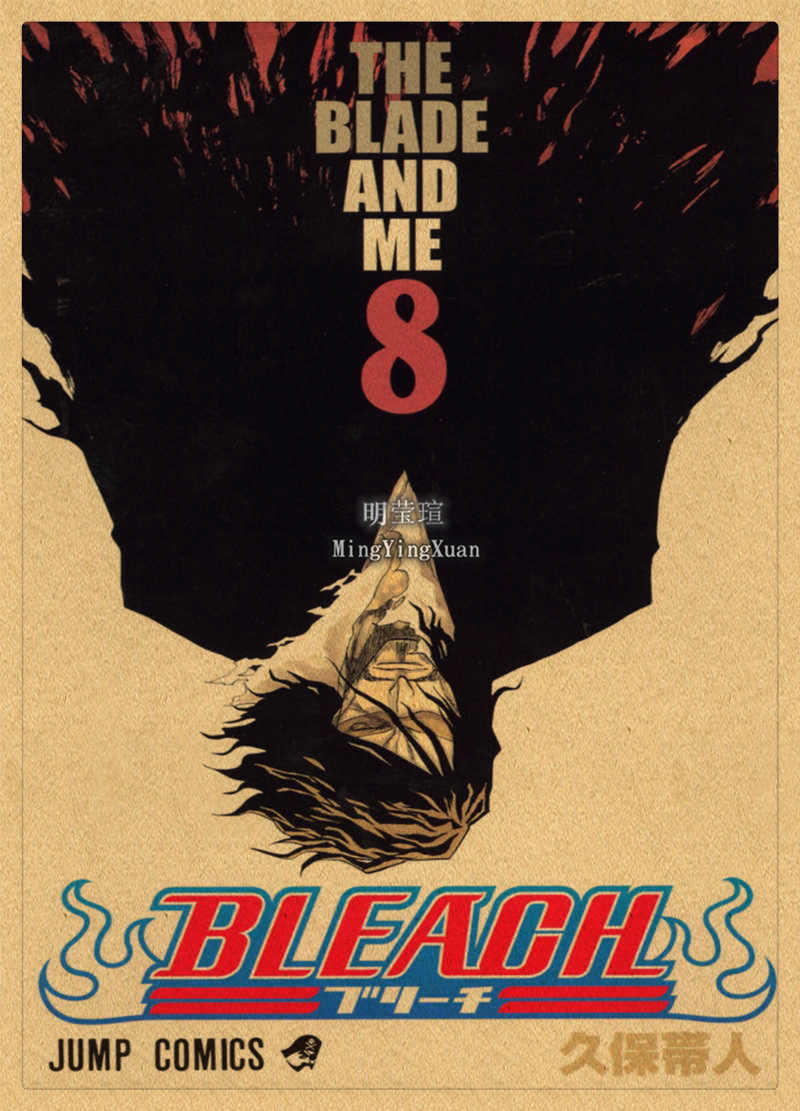 Bleach Retro Style Kraft Paper Poster – The Anime Supply