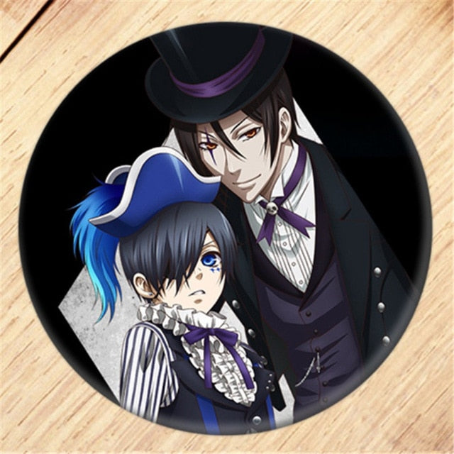 Black Butler Brooch Pin – The Anime Supply