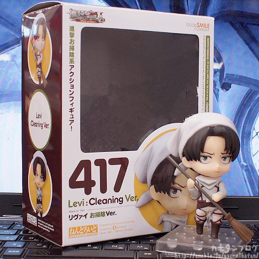 Attack on Titan Levi Cleaning Version Nendoroid #417 – The Anime Supply