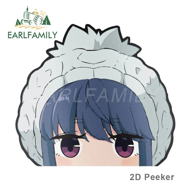Yuru Camp Rin Shima Sticker 13x10.3cm – The Anime Supply