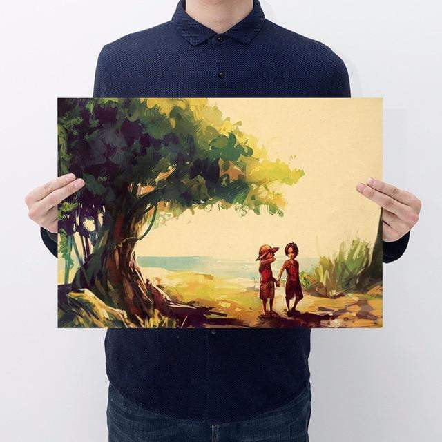 16 styles One Piece Vintage Posters – The Anime Supply
